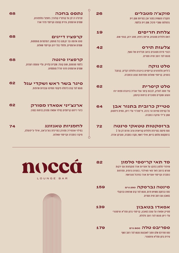 noccá lounge bar | באר שבע